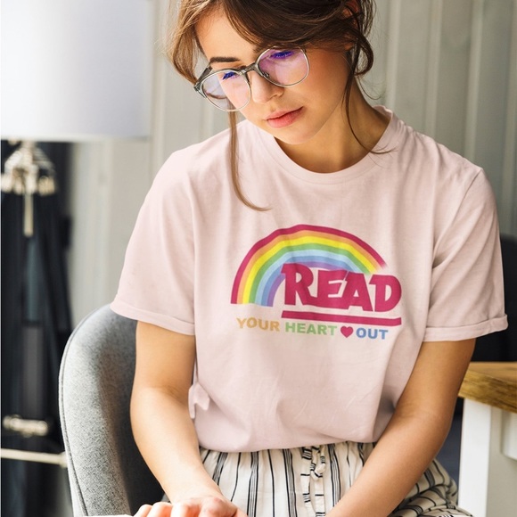 Tops | Read Your Heart Out Graphic Tee | Poshmark